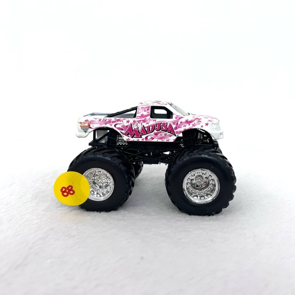 Toys | Pink Cancer Ribbon Madusa Hot Wheels Monster Jam Truck | Poshmark